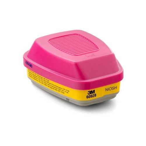 3M Organic Vapor/Acid Gas Cartridge/Filter P100 60923 2 Pack – Safety ...