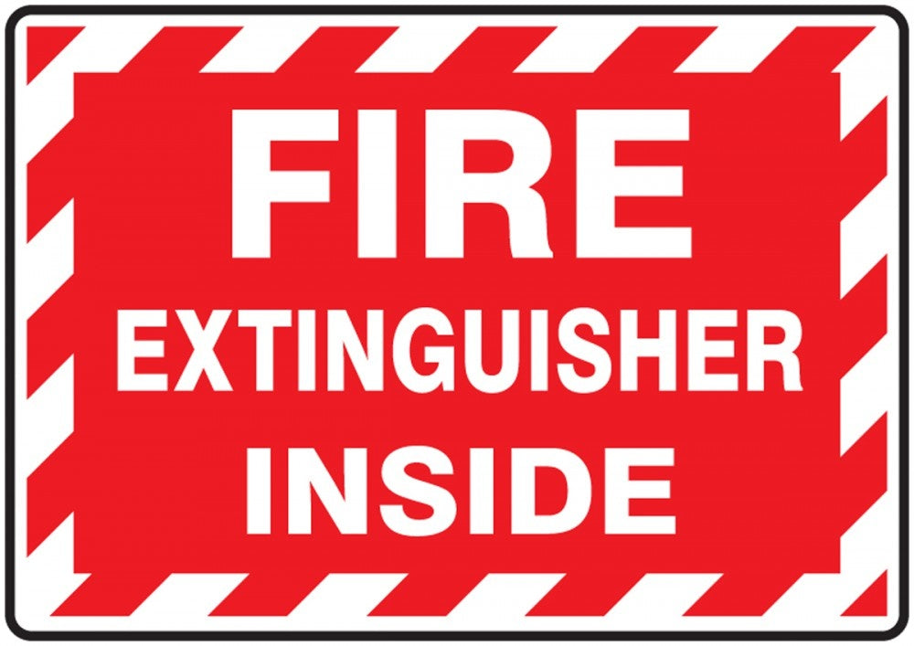 Fire Extinguisher Inside Sign – Safety Solutions & Supply